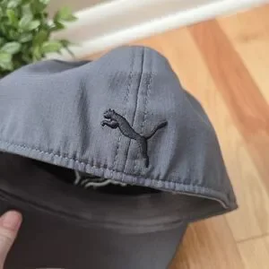 Puma | Accessories | Puma Mens Gray Hat With Black And White Logo ...